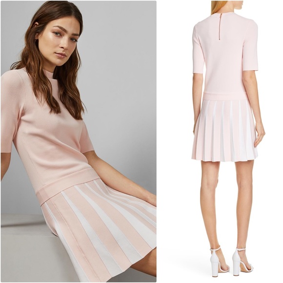 Ted Baker | Dresses | Ted Baker Hethia Pleat Knit Dress | Poshmark